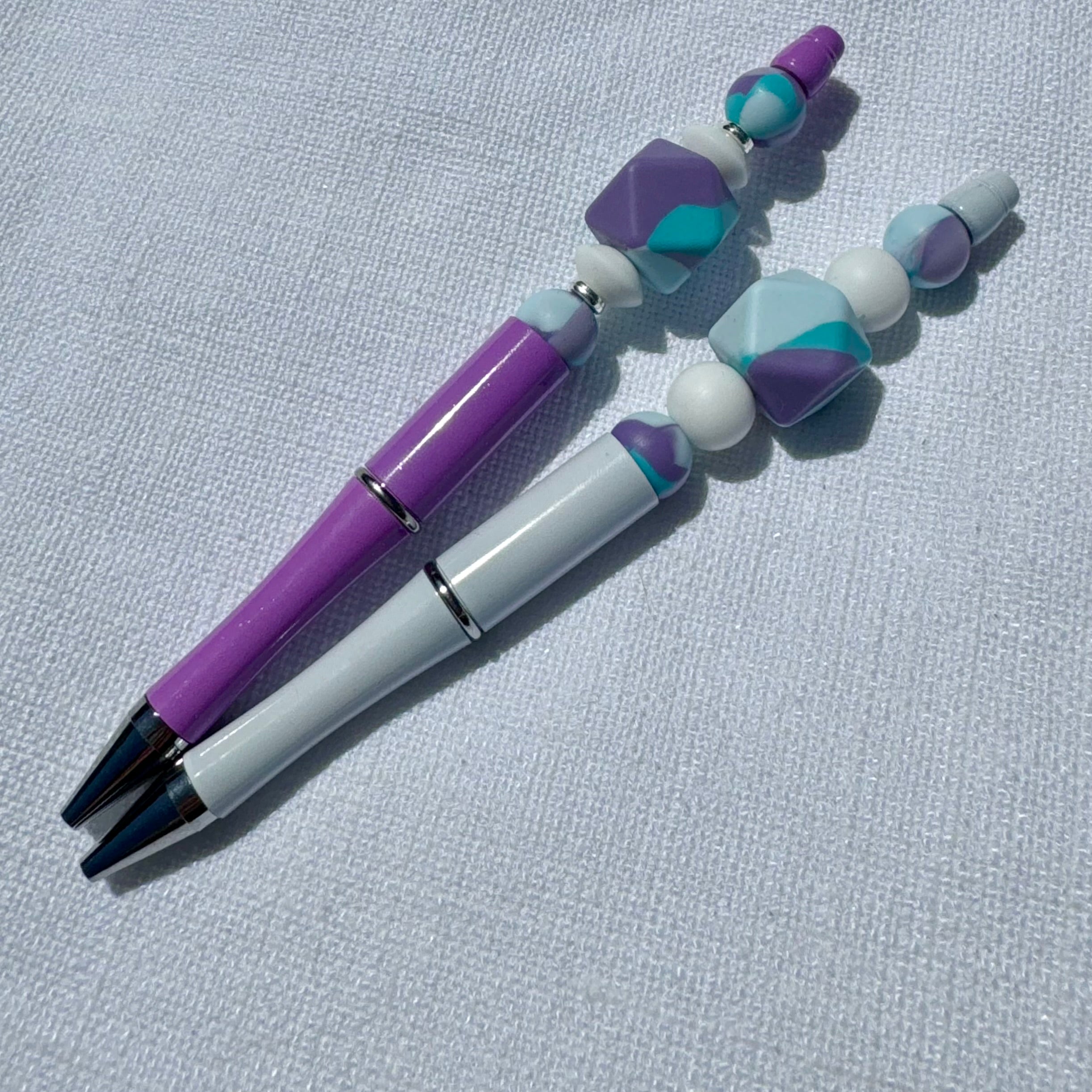 Marble - Beaded Pen – By Caitlin Anne